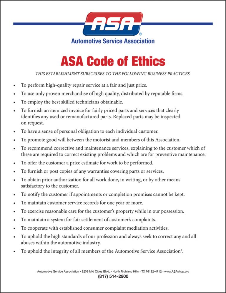 Who We Are - Automotive Service Association - National